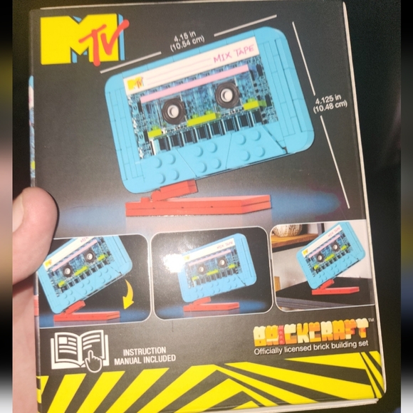 Brickcraft | Toys | Mtv Mixed Cassette Tape Brick Building Set ...